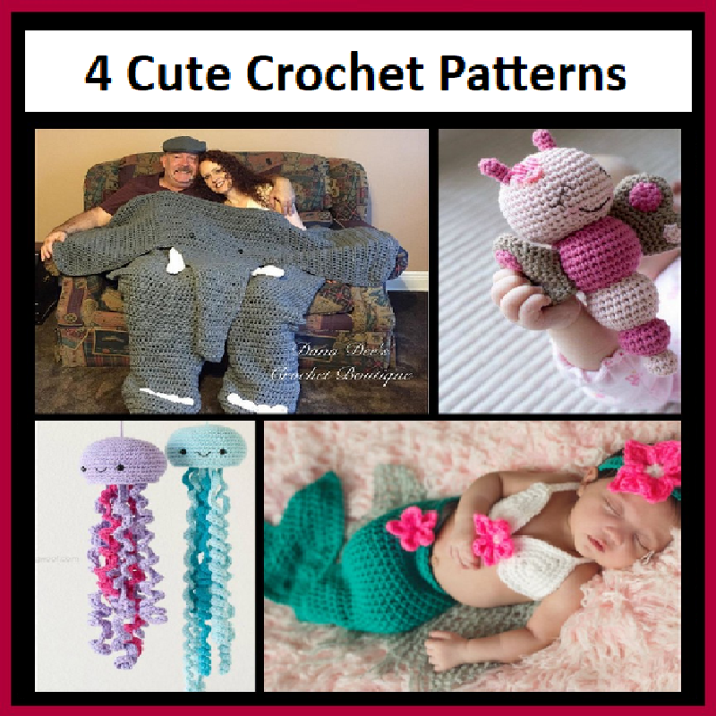 DIY And Household Tips: 4 Cute Crochet Patterns