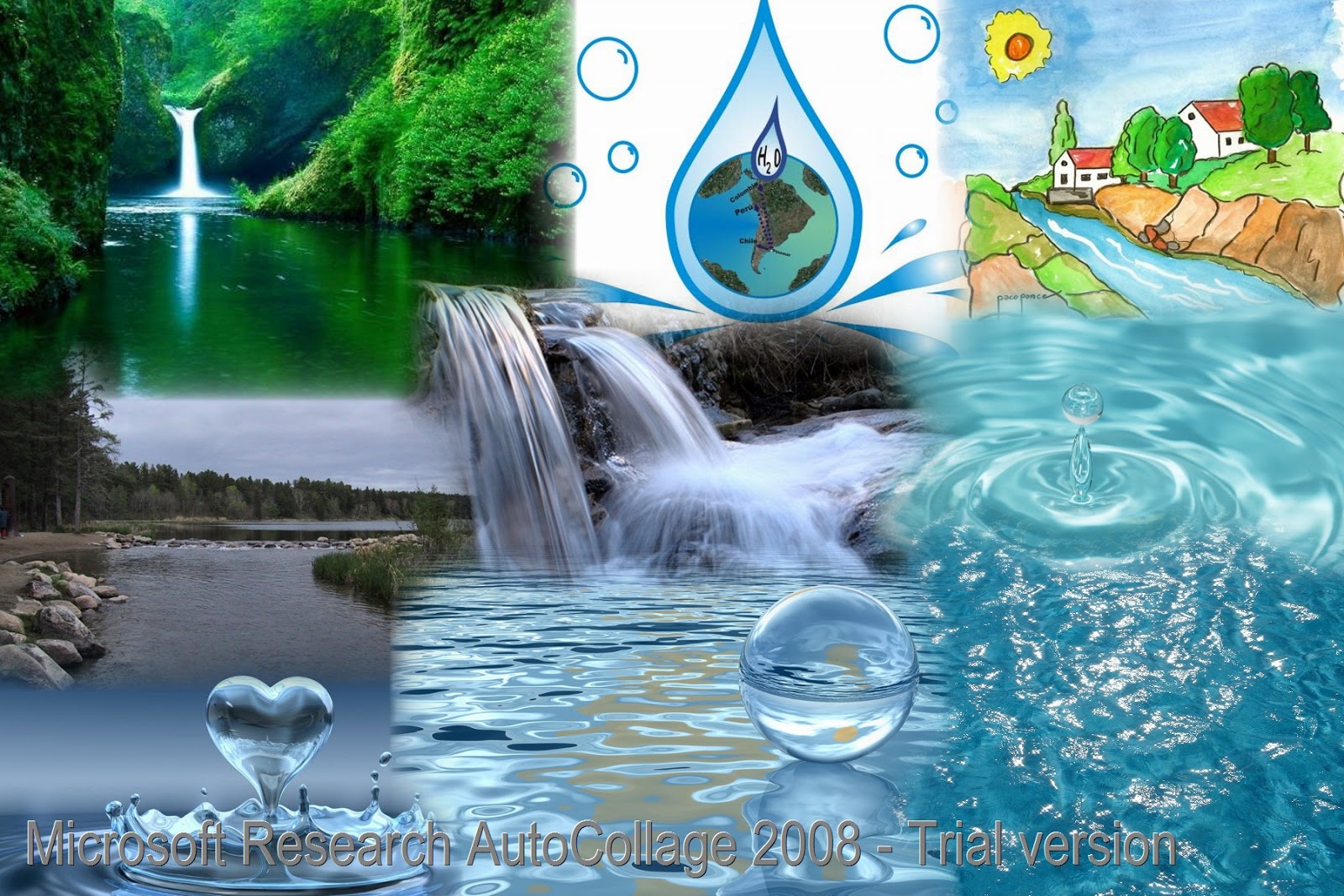 MI PROYECTO EL CUIDADO DEL AGUA: COLLAGE
