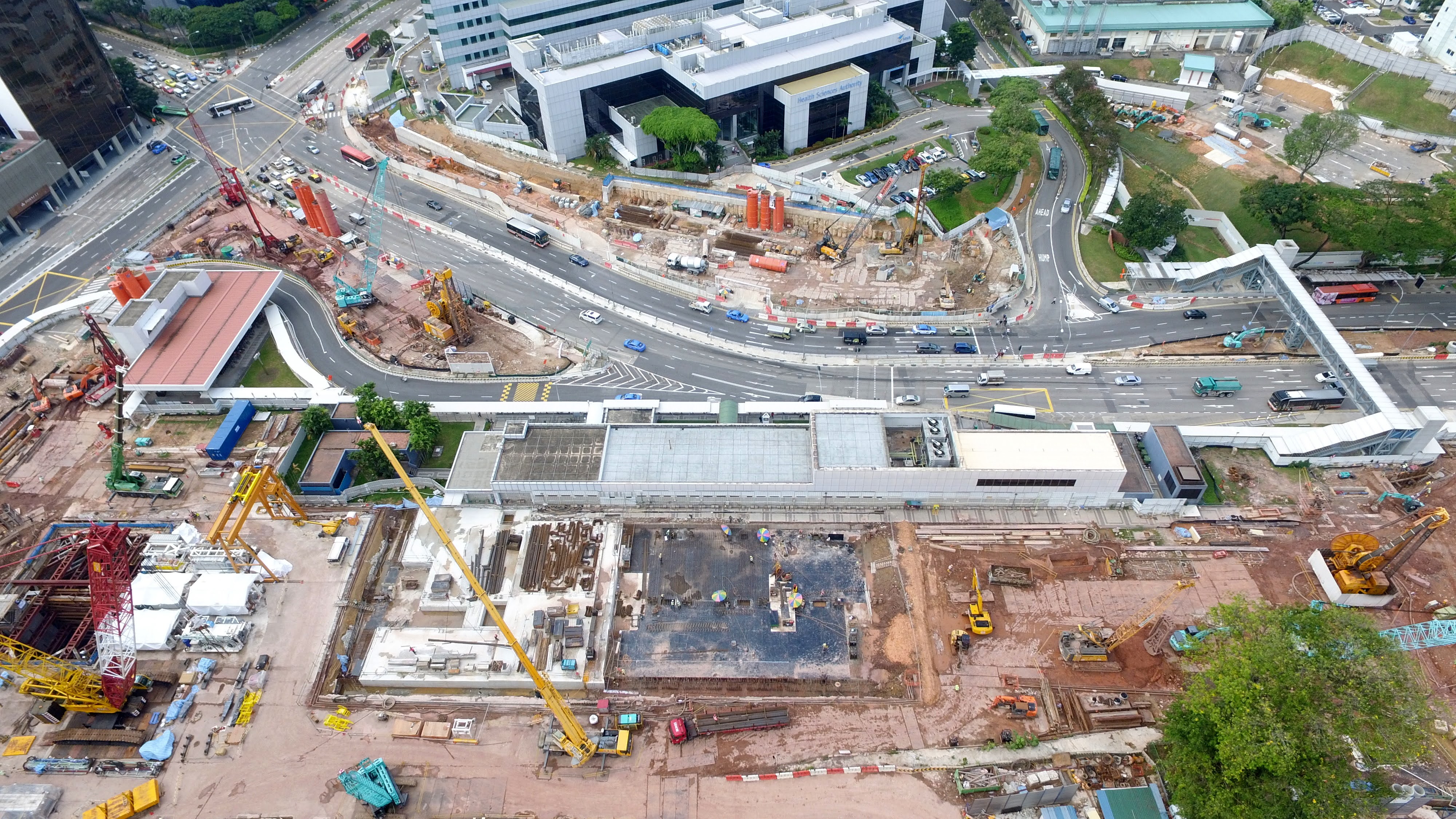 Thomson Line Construction: Outram Park Cast