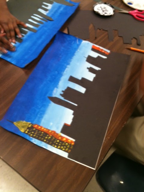 Elfers Art Room: 4th grade Cityscapes