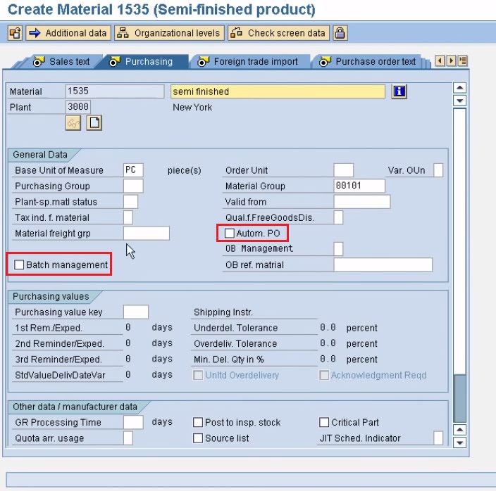 Material Master with Configuration