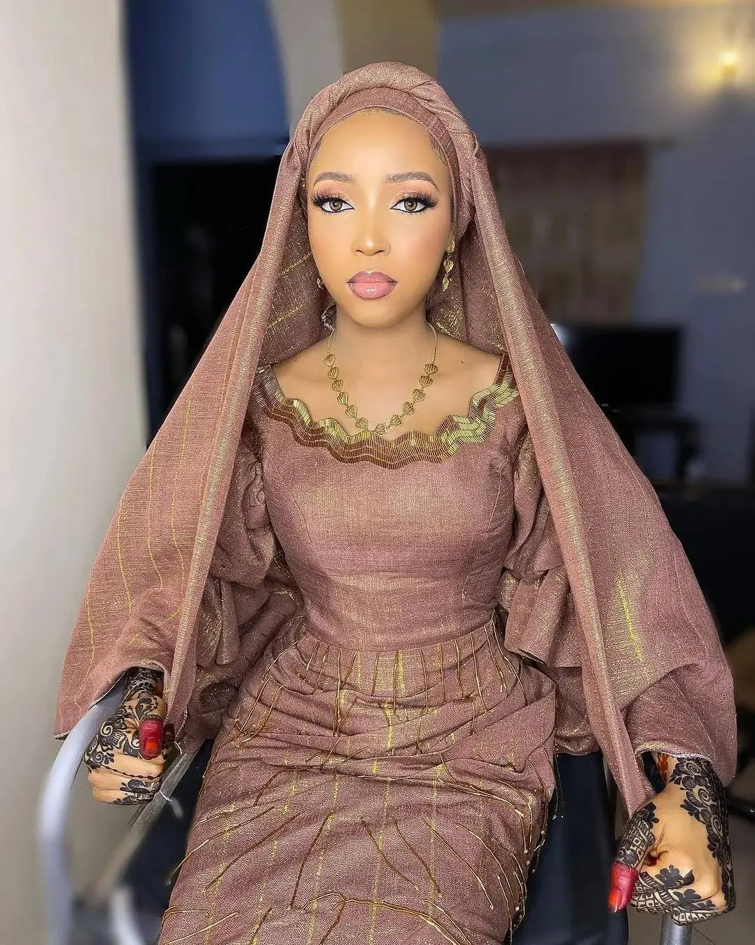 53 Latest bridal gele and makeup ideas for 2021 | Melody Jacob