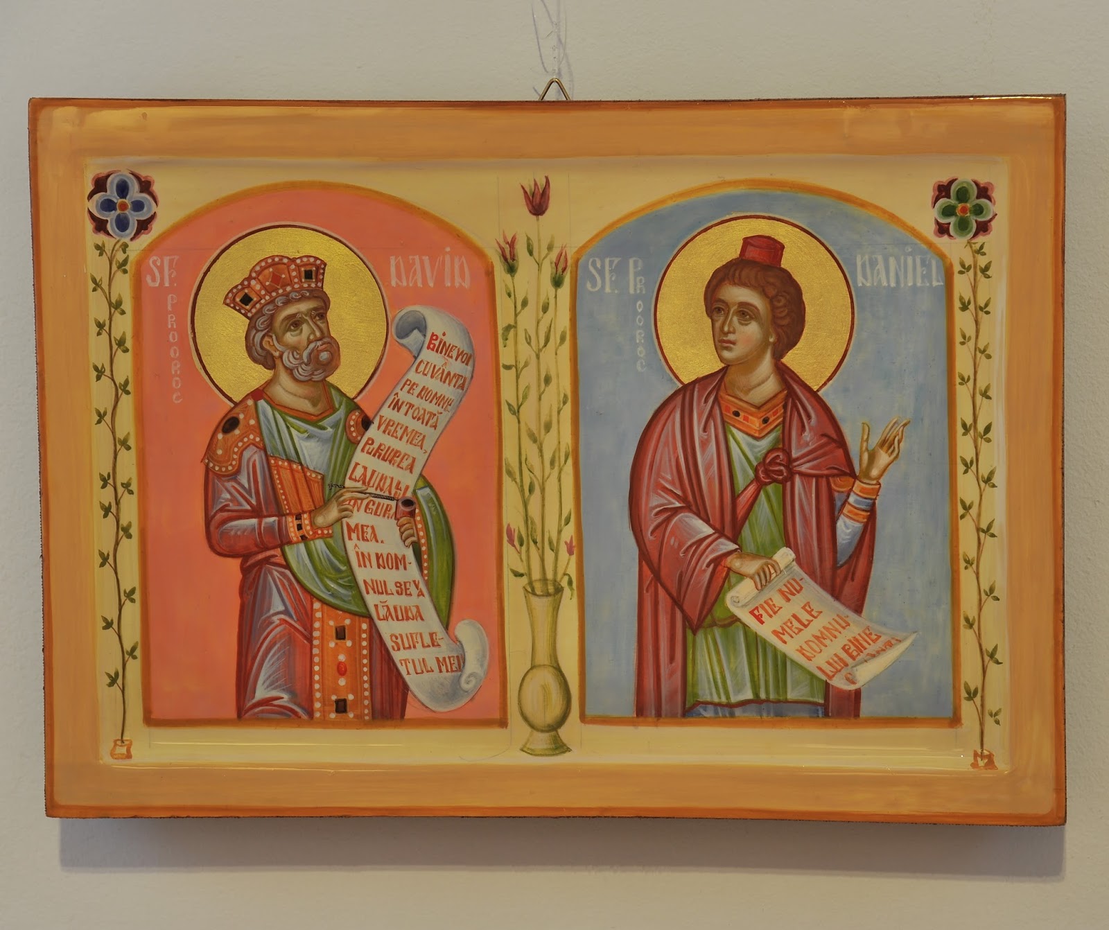 Saints David and Daniel, by Corina Negreanu : r/ChristianIconography