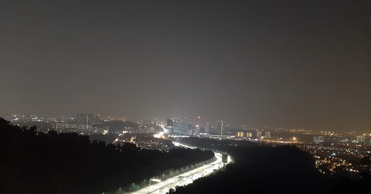 Hiking Bukit Denai Tiga Puteri - Night View