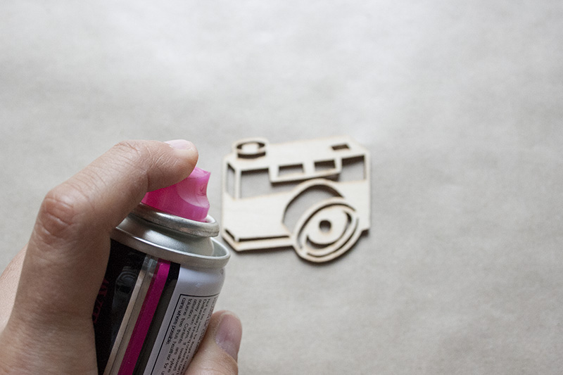 DIY camera print wrapping paper - Crafted