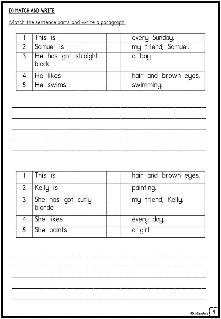 ASH THE TEACHER: Year 3 Step by Step Writing Module Part 1