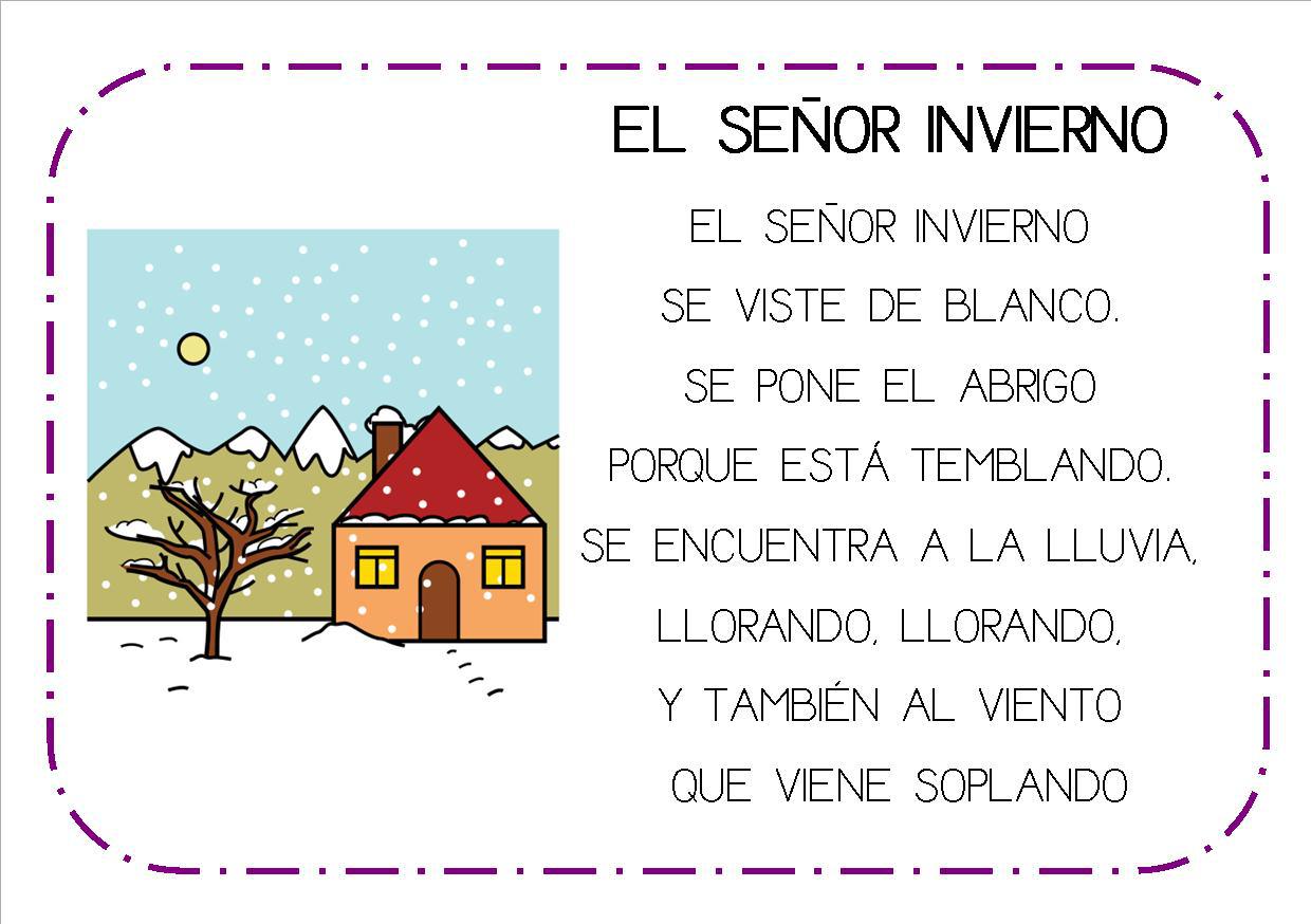 Trabajando en Educación Infantil: 10 poesías sobre el invierno