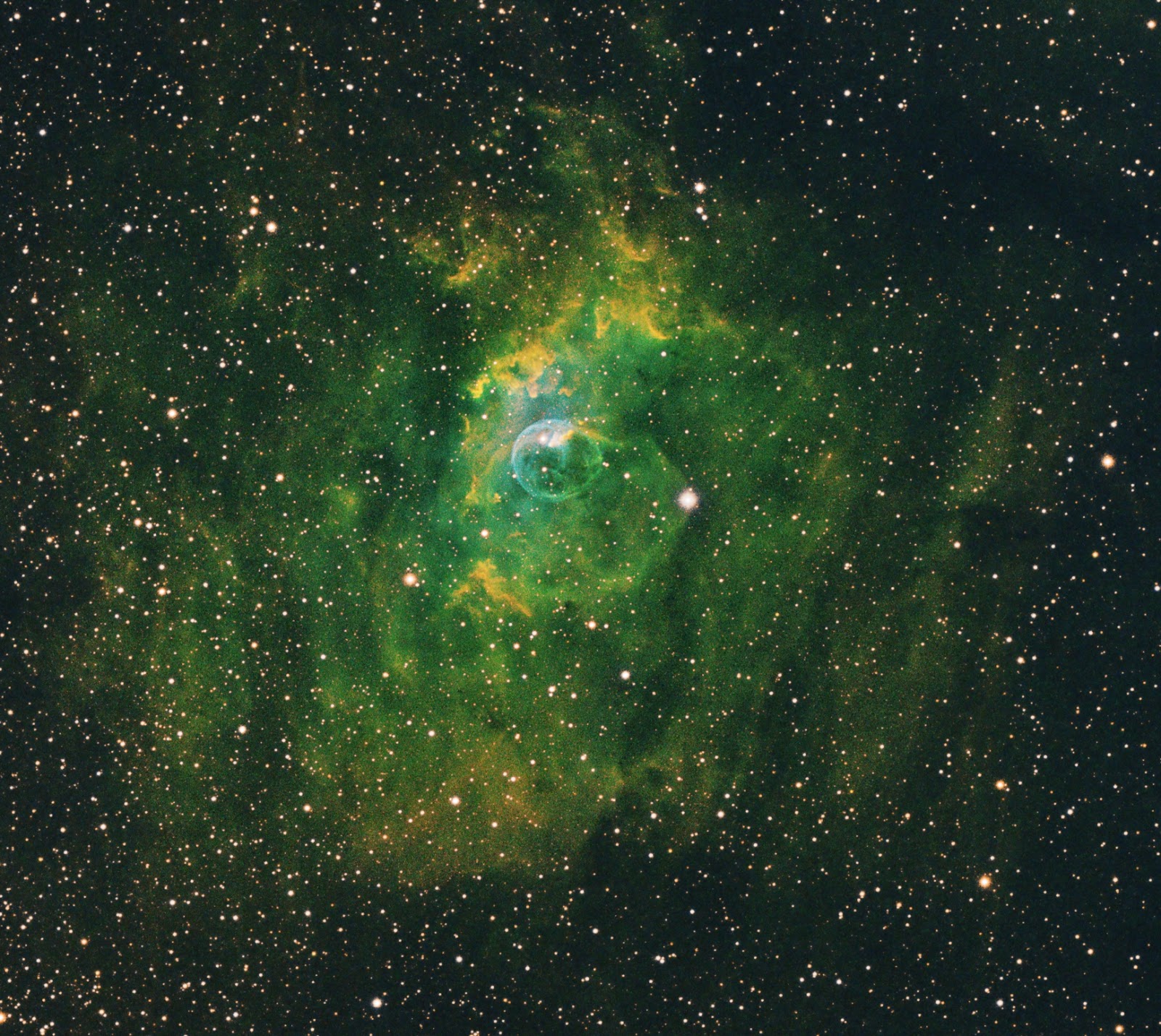 Astrophotography Diaries of a Rookie: Bubble Nebula and around