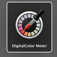 y.okano blog: Mac OS X：DigitalColor Meter で画面上の色を取得