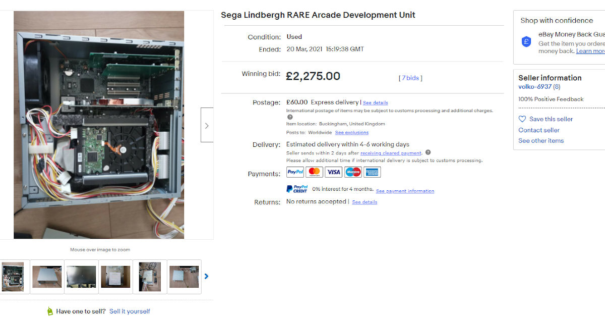 Toutes les informations sur le système Arcade SEGA Lindbergh: Sega ...