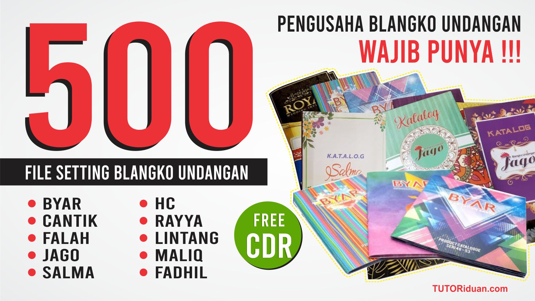 Free 500+ File Settingan Blangko Undangan Format CorelDraw CDR ...