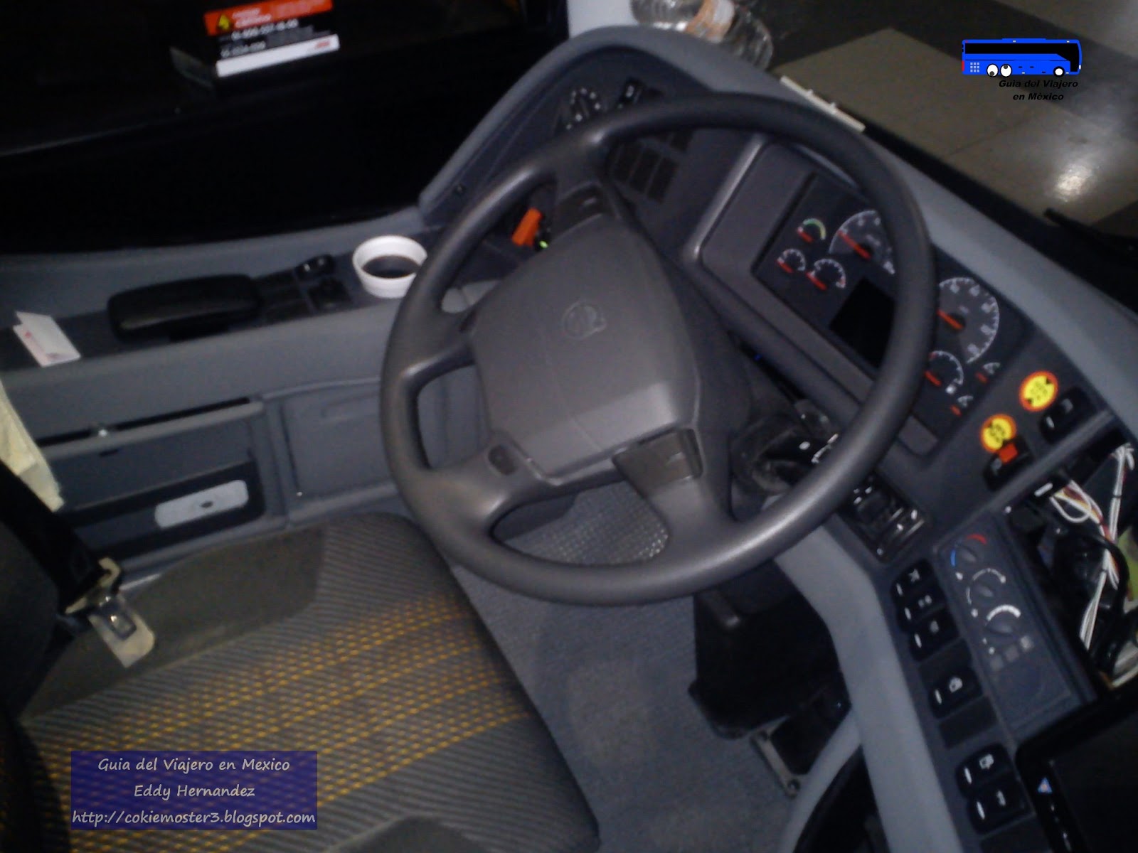 Viajando en un autobus nuevo de ADO