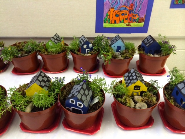 that artist woman: Mini Gardens with Students