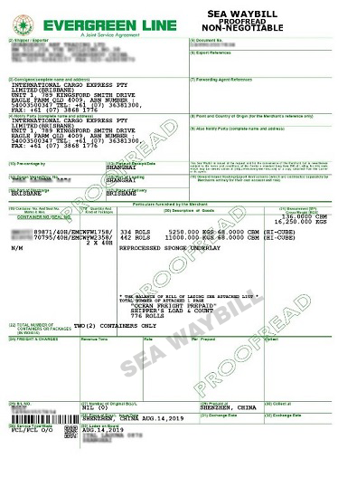 Pengertian, Fungsi dan Jenis Bill of Lading (BoL) - Ilmu Kapal dan Logistik