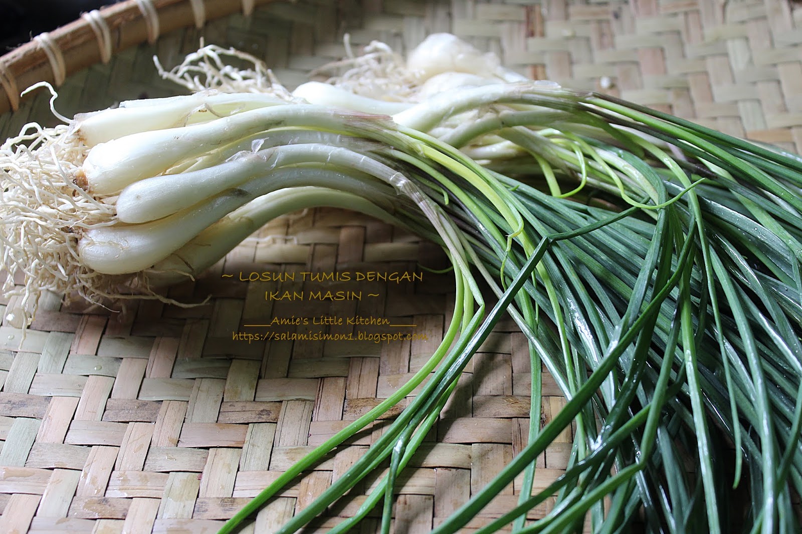 Sayur Losun Tumis dengan Ikan Masin - Amie's Little Kitchen