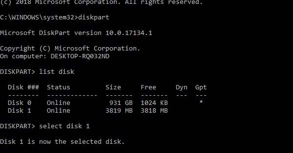 How to format USB drive or SD card using command prompt?Naresh Garg ...