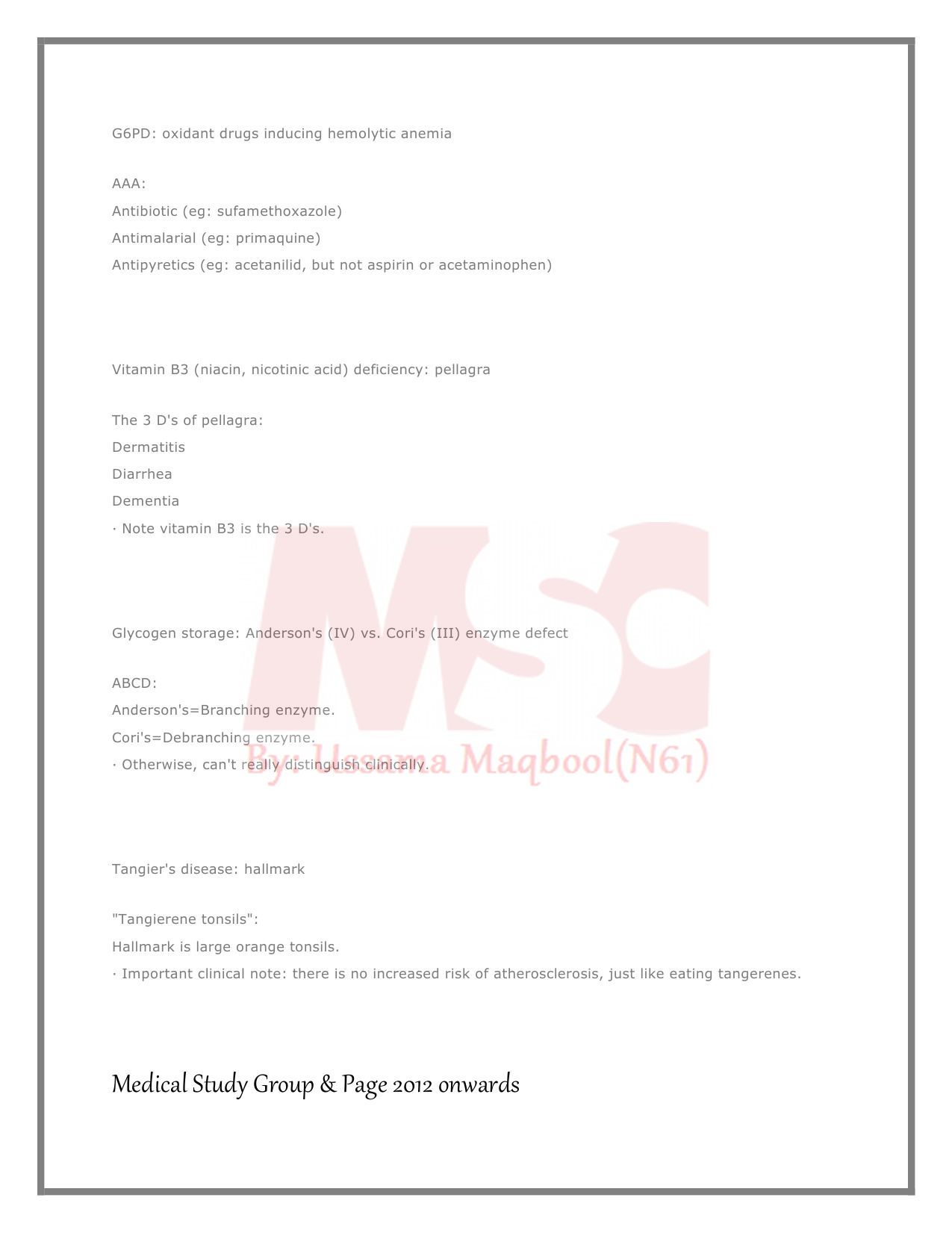 BIOCHEMISTRY MNEMONICS: