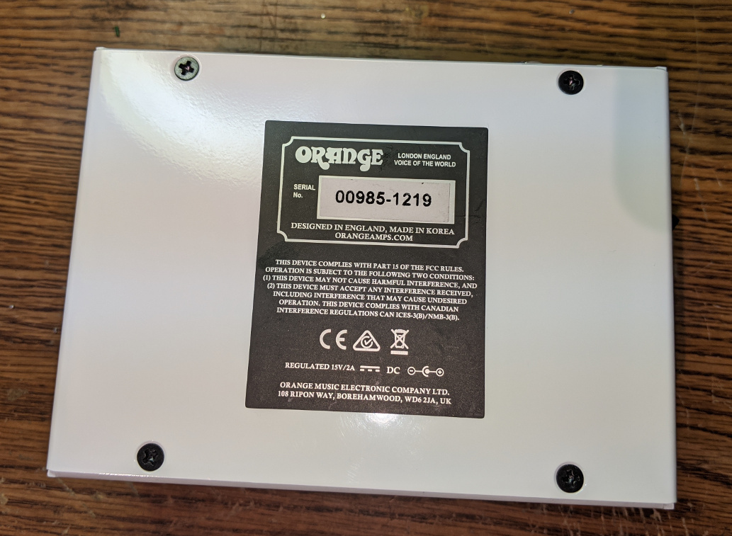 Orange Terror Stamp Review, Terror Down, and Modification