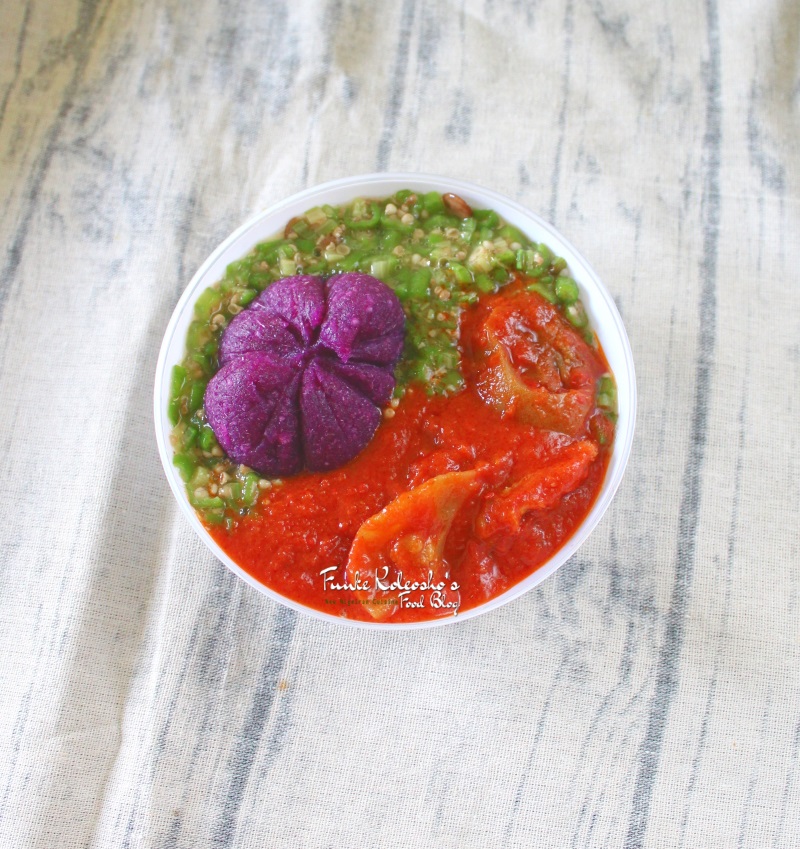 Red Cabbage Eba - "Cabbeba"