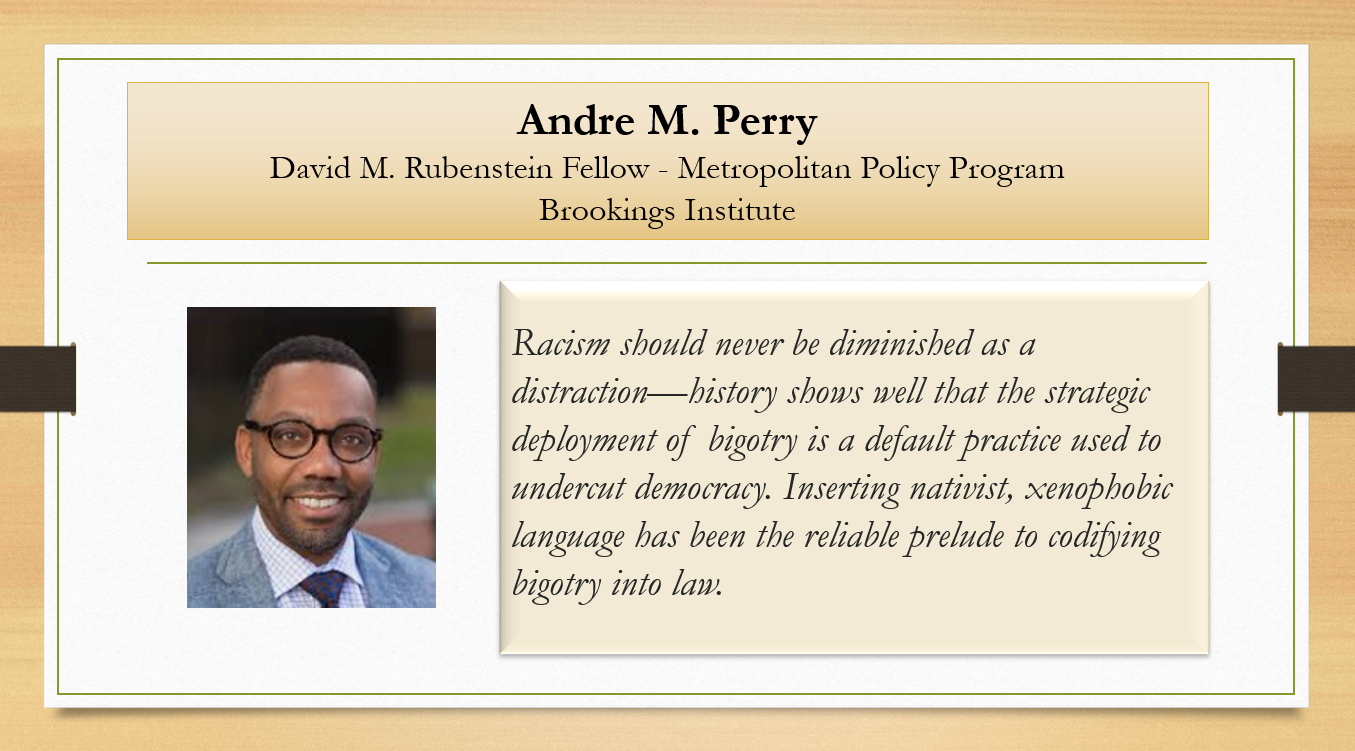 Retiring Guy's Digest: Words worth sharing from Andre M. Perry of the ...