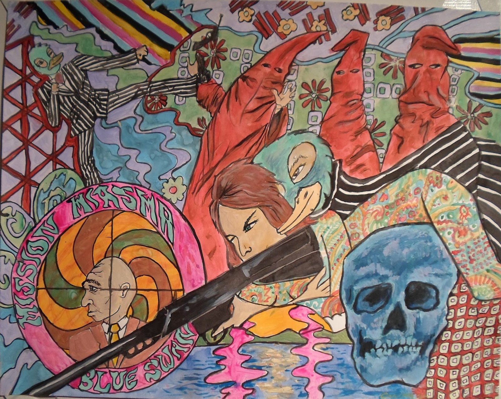 The Gnarly Fine Art of David Cardamone: MOAR Blue Swan Period Pieces ...