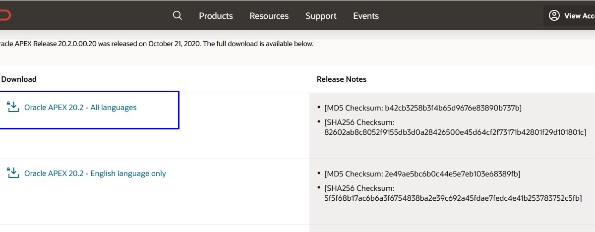 Cómo Instalar Oracle Apex 20 2 O Superior En Oracle Database 18c 21c Xe Bajo Windows
