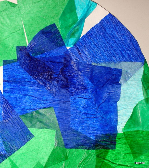 Tippytoe Crafts: Stained Glass Earths