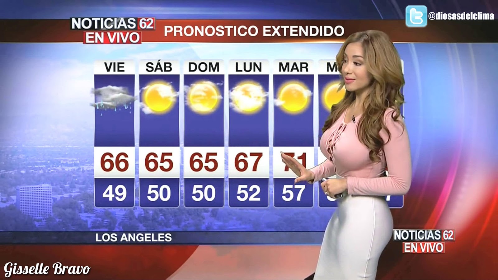 Las diosas del clima: Giselle Bravo