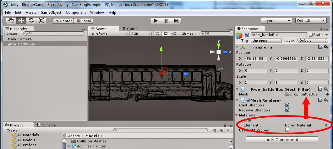 Business Systems Analysis: Unity Game Engine's Mesh Renderer, Mesh ...