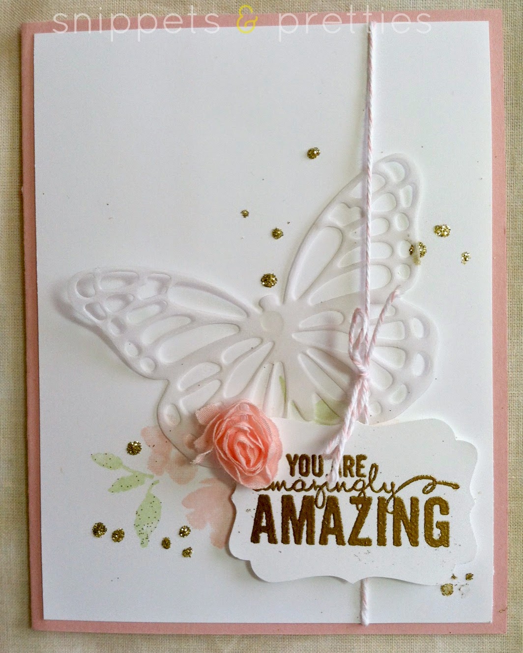 Snippets and Pretties: Amazingly Amazing card