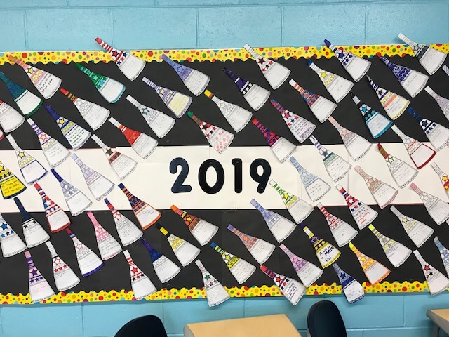 Scaffolded Math and Science: My New Year Matholution Pennant Photos ...