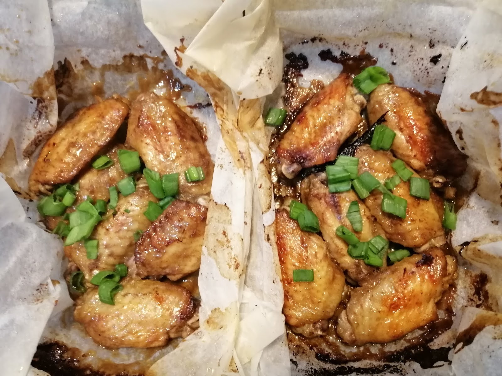 Paper-wrapped chicken