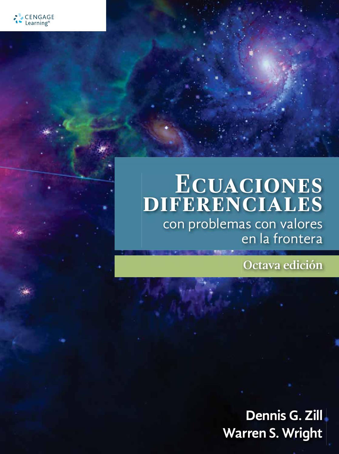 ECUACIONES DIFERENCIALES 8vaEdición - D. ZILL - Libros pre-universitarios (UNI, UNMSM, UNSA)