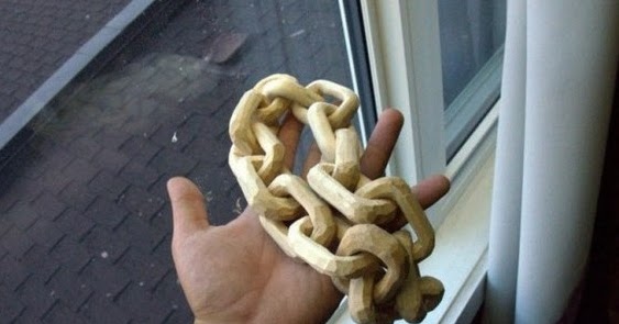 How To Make a wood chain - Creative DIY