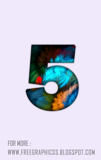 Colorful WORDS design Free Alphabets graphic design download