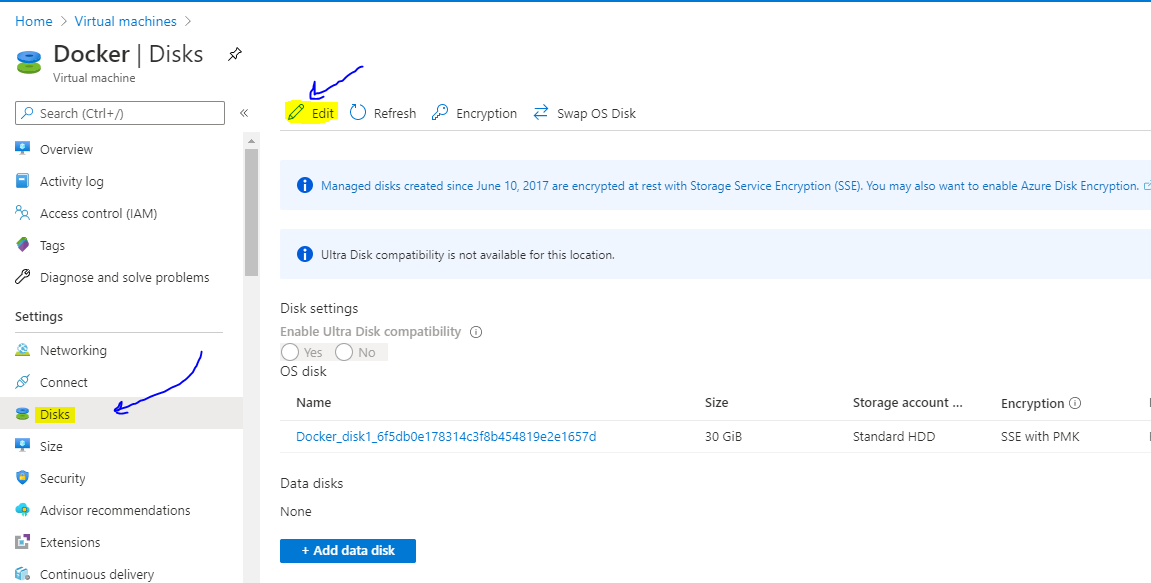 วิธี remove disk Microsoft Azure|Blockchain | Defi | Full Stack Developer