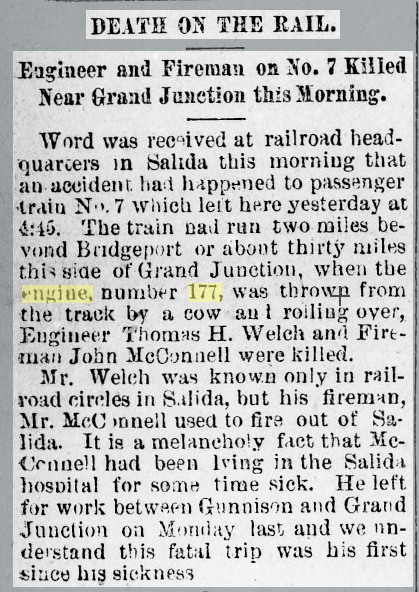 Western & Atlantic Railroad, 1888 - 1898: Rail Moment: Dread 107 and ...