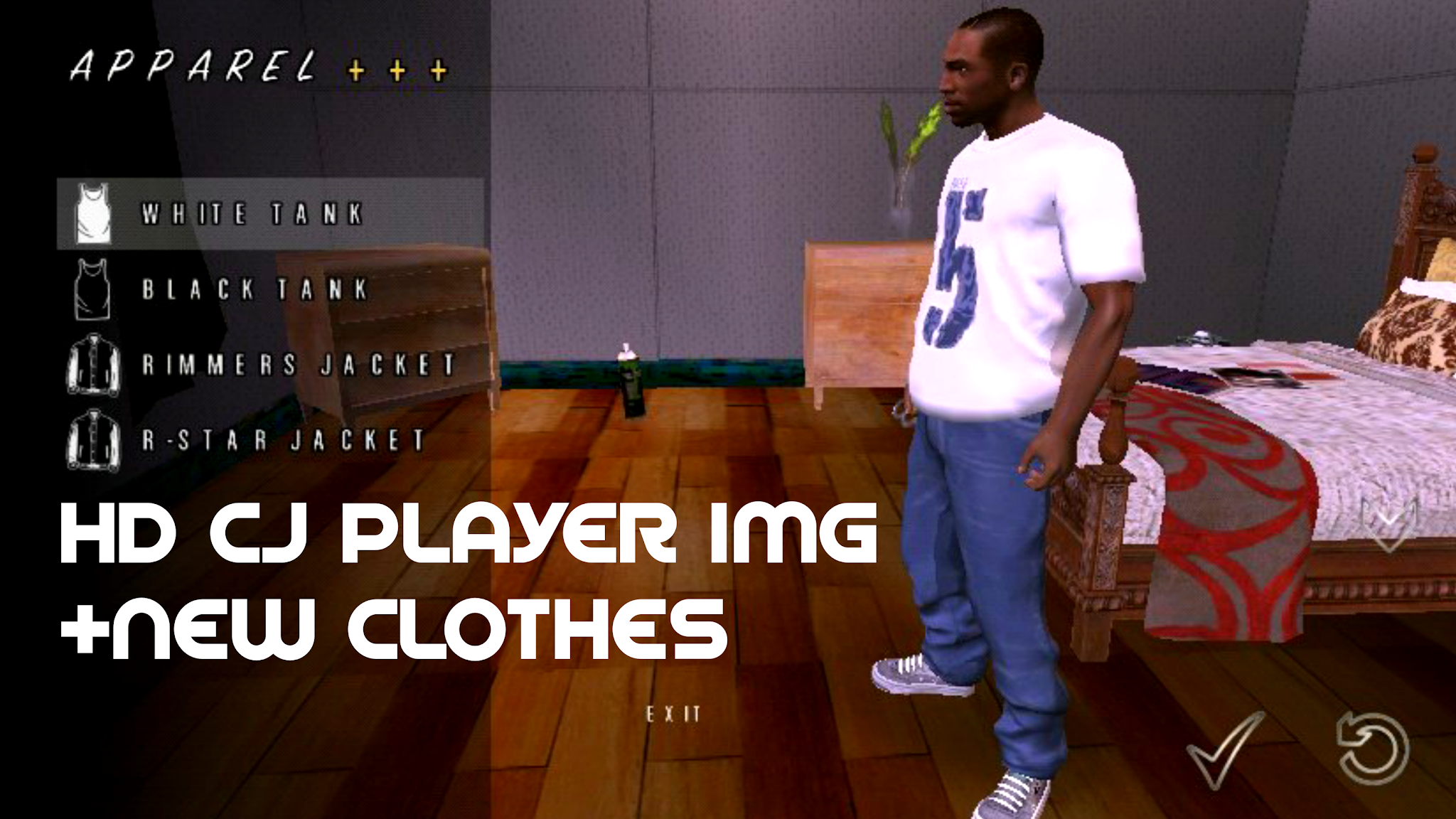 HD CJ PLAYER IMG + NEW CLOTHES BY MODDING GAMER - moddinggameryt ...