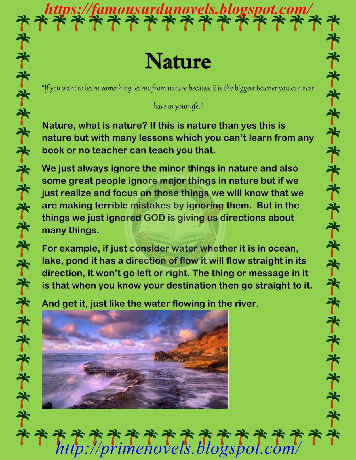 Nature article by Dua Hayat