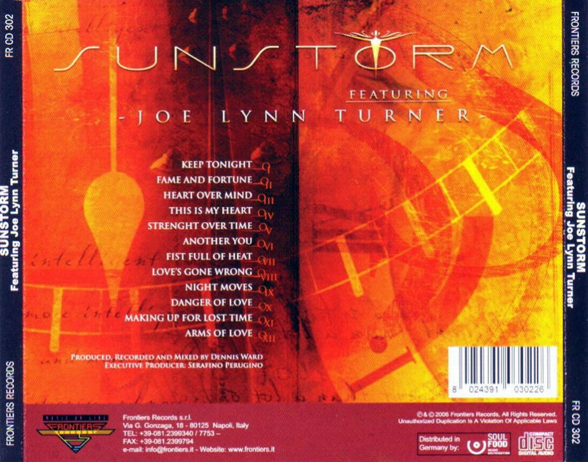 Classic Rock Covers Database: Sunstorm - Sunstorm (2006)