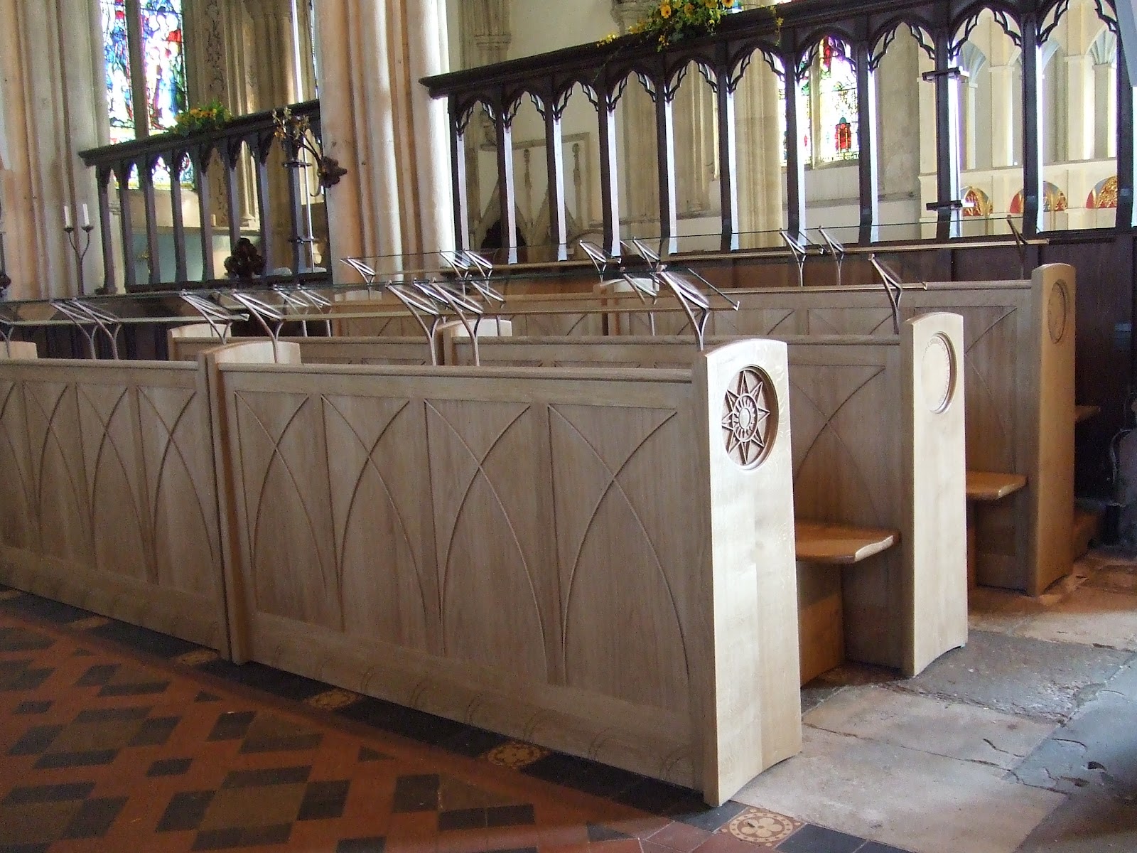 PHILIP KOOMEN FURNITURE: Choir Stalls are installed!