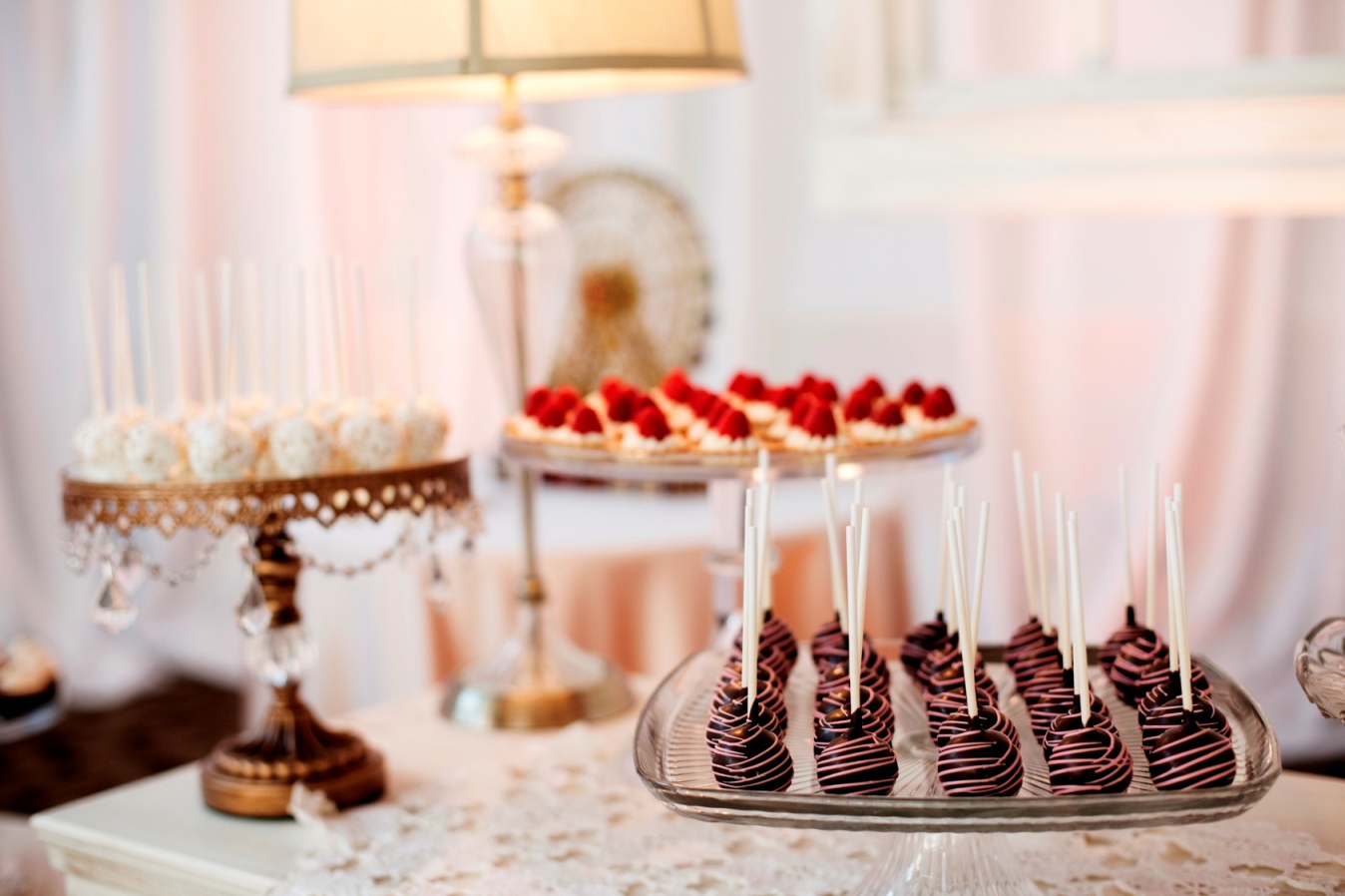 cocoa & fig: Romantic Mini Dessert Table - Jacey & Aaron