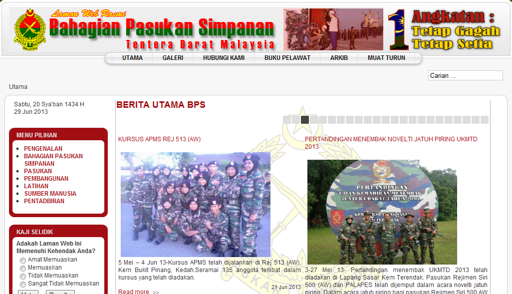 Kami Palapes Usim + UKM batch 34 !: Portal Laman Web Rasmi Bahagian ...