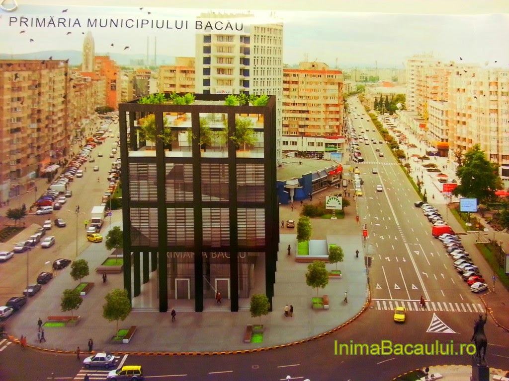 Inima Bacăului: Cum ar putea arata Primaria Bacau