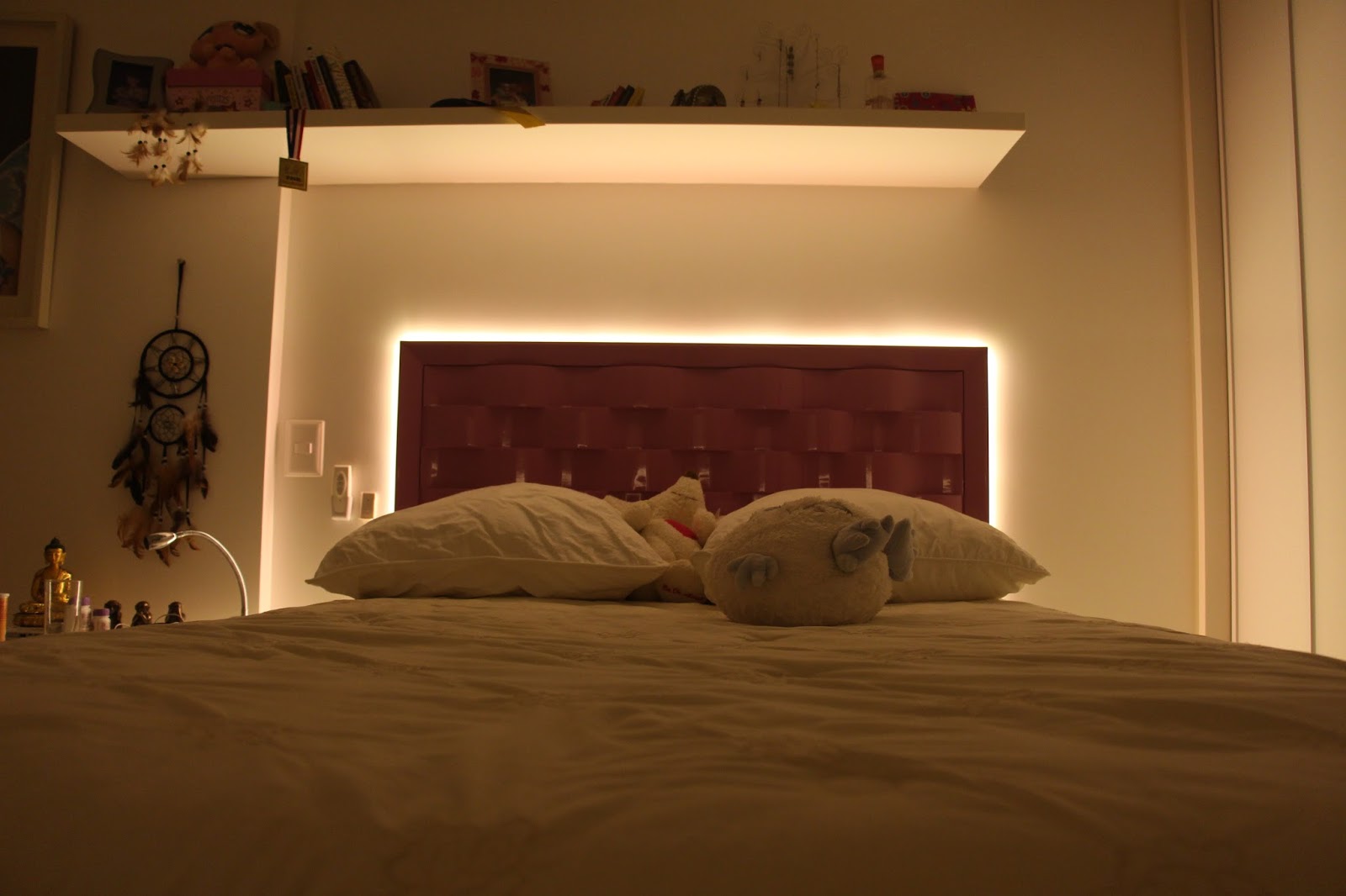 Construart Iluminação: Fita de LED no Quarto