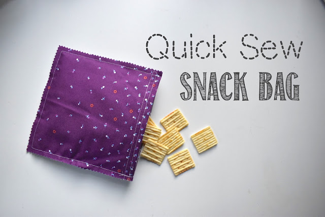 I Dream of Sewing: Snack Bag Tutorial - Sewing Machine Version