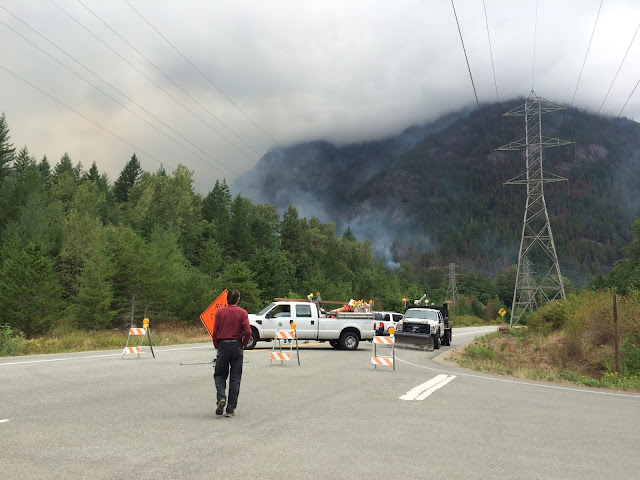Marblemount Homestead: Terrible wild fires virtually in our backyard