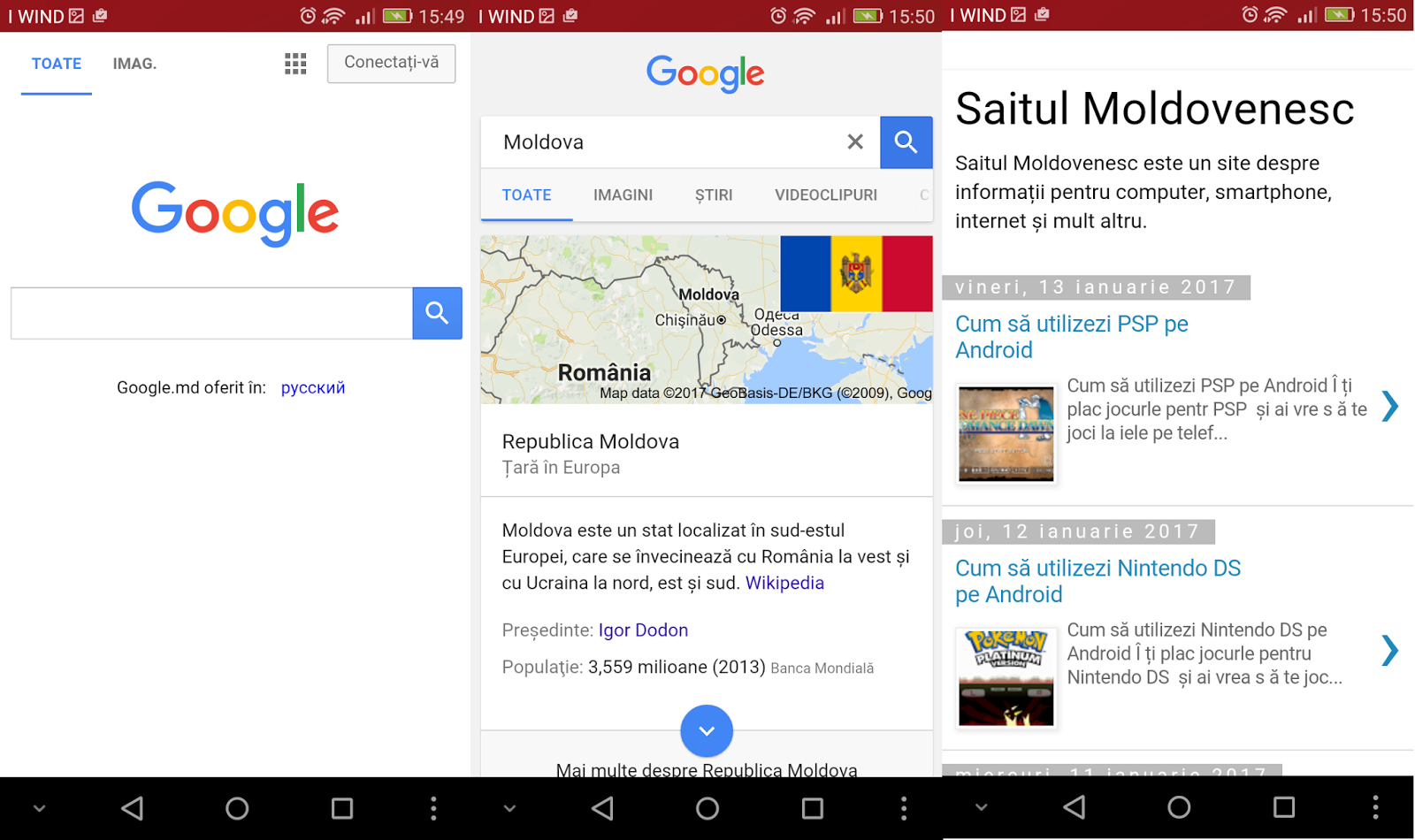 Cele mai bune și rapide Browsere pentru Android - Saitul Moldovenesc