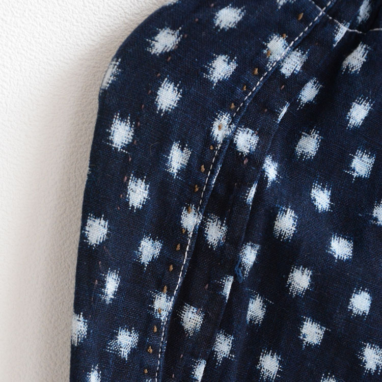 雪ん子絣のもんぺ | Monpe Pants