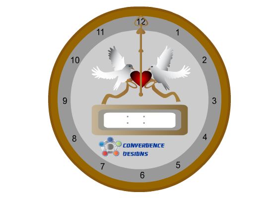 Chelsea's Creative Archive: Wedding Clock